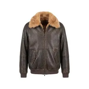 Brunello Cucinelli Jackets Leather Jackets - Brown