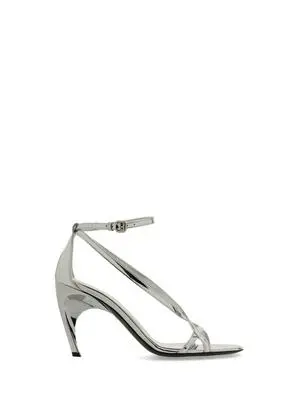 Alexander McQueen Sandal Armadillo - Silver