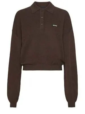 ROTATE BY BIRGER CHRISTENSEN Polo With Logo - Brown