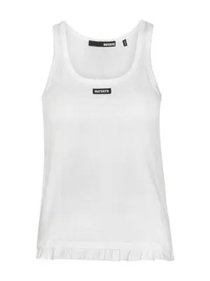 ROTATE BY BIRGER CHRISTENSEN Tank Top With Logo - White