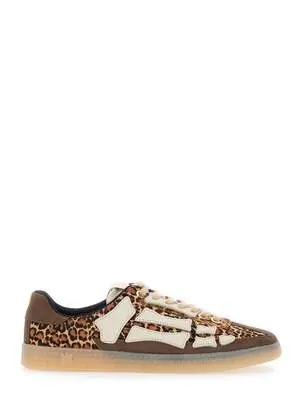 Amiri Pacific Bones Suede Low Top Sneakers - Multicolor