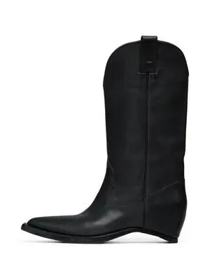MAISON MARGIELA MAISON MARGIELA Leather Western Boots Multicolor