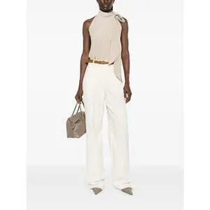 Max Mara Neutrals Trousers Tailored Trousers
