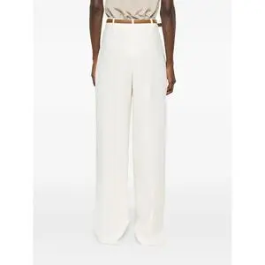 Max Mara Neutrals Trousers Tailored Trousers - Cream