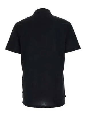 Givenchy Polo Shirt With Logo Patch On The Front In Cotton For