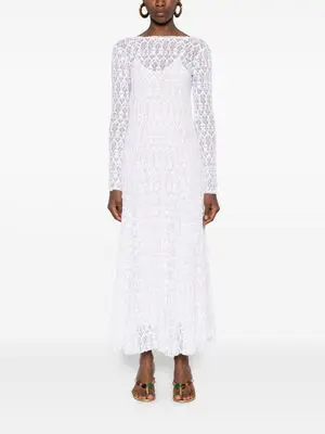 FORTE_FORTE Lace Long Dress