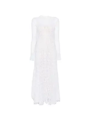FORTE_FORTE Lace Long Dress - Multicolor