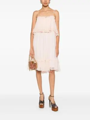 Chloé Silk Mini Dress - Multicolor