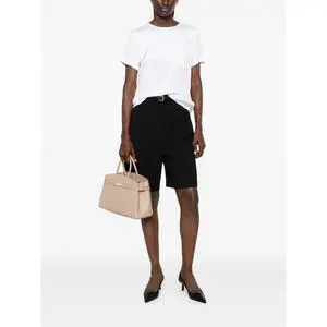 Max Mara Silk Short Sleeve T-shirt - White