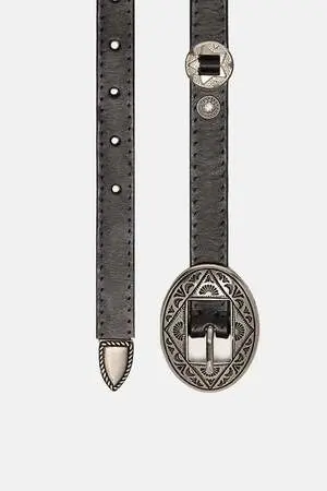 GOLDEN GOOSE Leather Belt - Multicolor