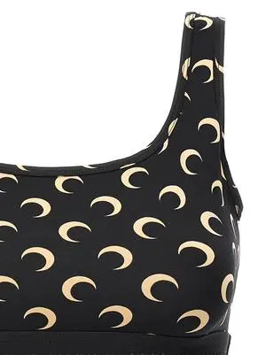 MARINE SERRE Moon Sporty Stretch Top - Black