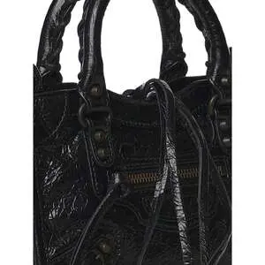 Balenciaga Lambskin Tote - Black