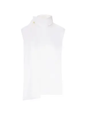 Bottega Veneta Satin Silk Top - Multicolor