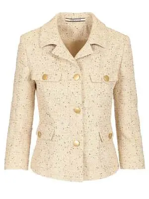 Tagliatore Short Jacket - Cream