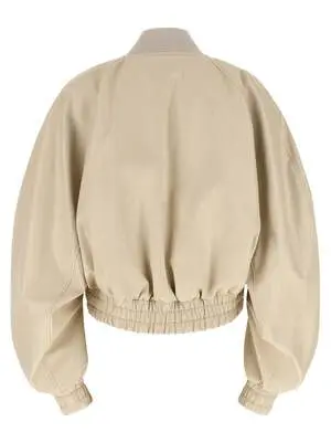 Andamane Leather Jacket - Cream