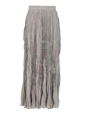 TOTEME TOTEME Pleated Skirt Gray