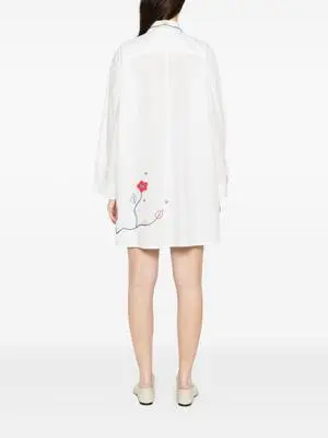 FORTE_FORTE Embroidered Cotton Shirt - Multicolor