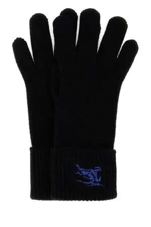 Burberry Cashmere Blend Gloves - Black