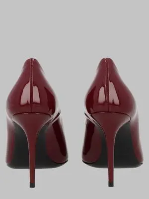 Saint Laurent Glossed Leather Pumps - Multicolor