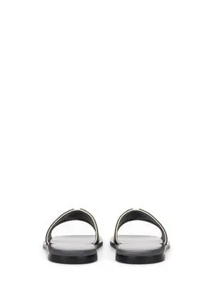 Valentino Garavani Viva Superstar Slide Sandal In Nappa Leather - Cream