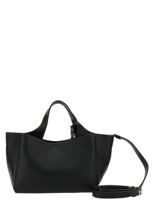 TOD'S Handbag 't Timeless' With Embossed Logo In Black Garnet Leather For - Multicolor