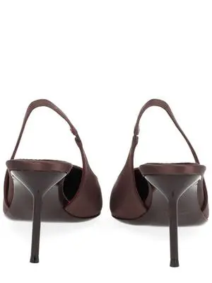 Paris Texas Lidia Slingback Pumps - Brown