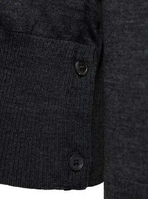 Thom Browne Wool V-neck Cardigan