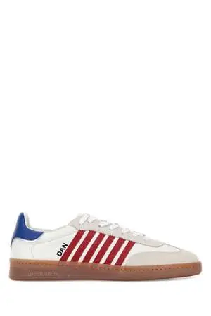 Dsquared2 Leather Boxer Sneakers - White