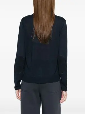 Max Mara Linen Crewneck Sweater - Multicolor