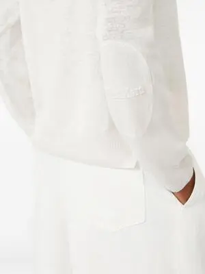 Max Mara Silk Nylon Crewneck Sweater