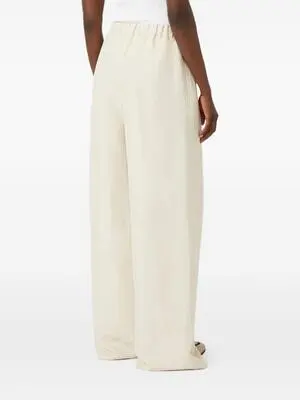 Max Mara Linen And Silk Blend Trousers