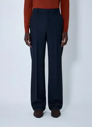 Saint Laurent Tailored Wool Pants - Blue
