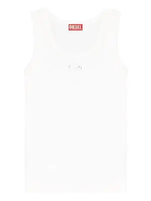 DIESEL® Logo Cotton Tank Top - Multicolor