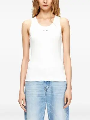 DIESEL® Logo Cotton Tank Top - Multicolor