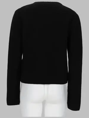 Moncler Contrast Logo Knit Sweater