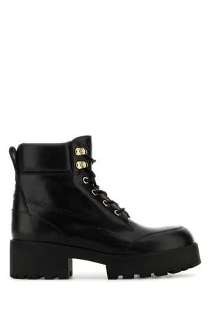 Givenchy Leather Trekker Ankle Boots - Black