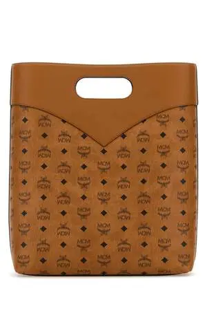 Mcm Printed Canvas Shopping Bag - Multicolor