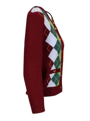 GANNI Checked Cardigan - Multicolor