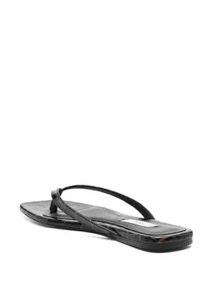 TOTEME Leather Flip Flops - Multicolor