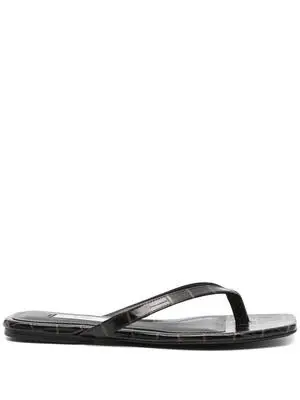 TOTEME Leather Flip Flops - Multicolor