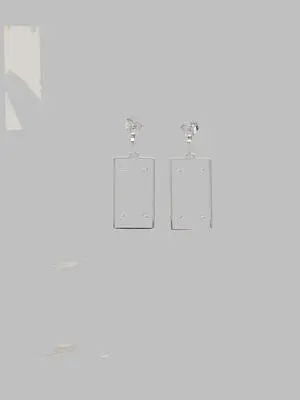 MAISON MARGIELA Orecchini Four Stitches Mini - Silver