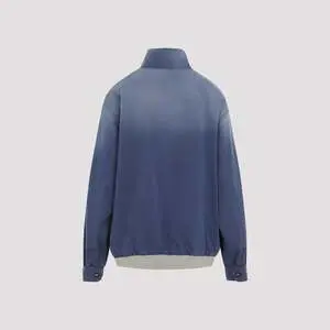 Miu Miu Cotton Gabardine Blouson - Blue