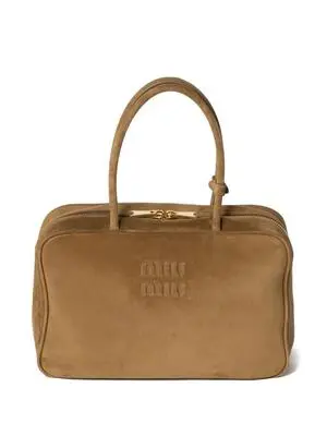 Miu Miu Beau Suede Handbag - Multicolor