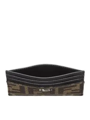 Fendi Ff Jacquandi Card Holder