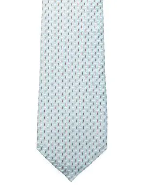 Giorgio Armani Geometric Pattern Silk Tie