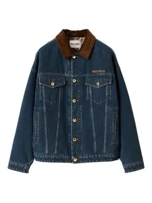 Miu Miu Denim Jacket - Multicolor