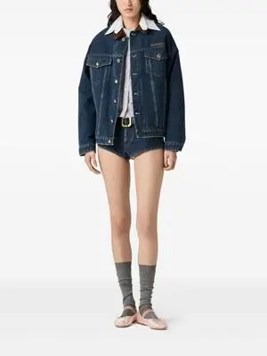Miu Miu Denim Jacket - Multicolor