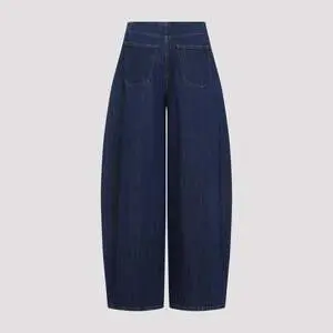 JIL SANDER Wide Leg Denim Pants - Blue