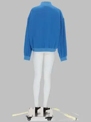 Versace Blouson Con Zip In Popeline Di Seta