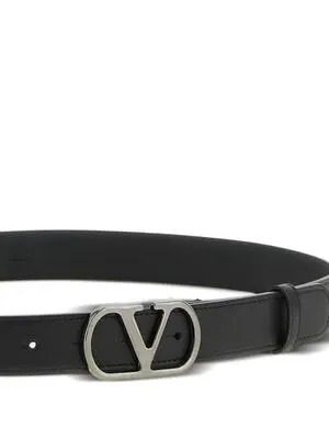 Valentino Garavani Vlogo Signature Belt - Black